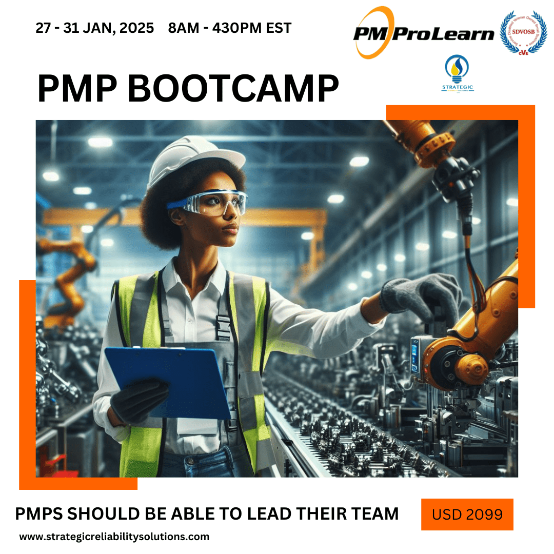 PMP® Boot Camp - Strategic Reliability Solutions Ltd
