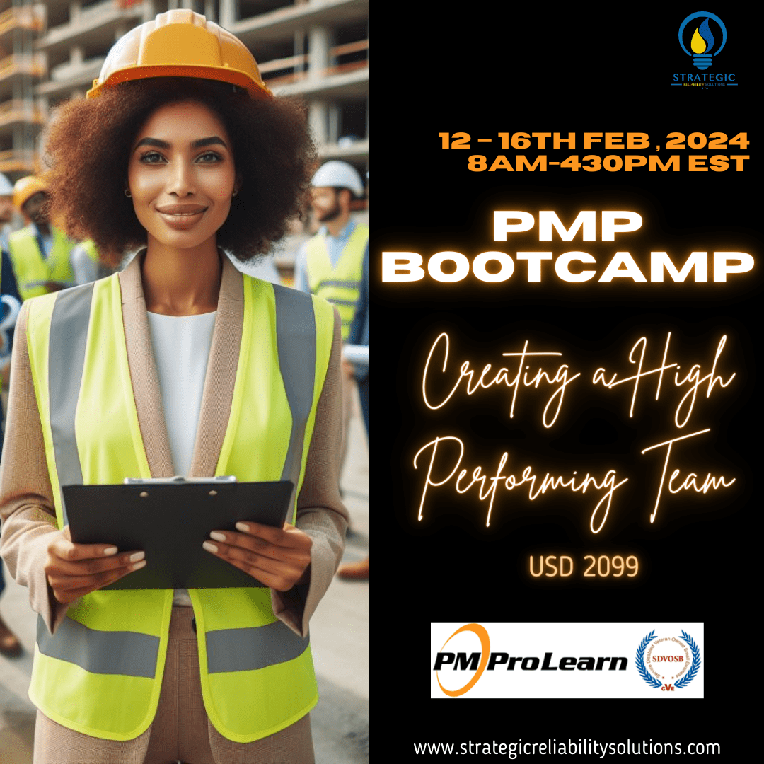 PMP® Boot Camp - Strategic Reliability Solutions Ltd