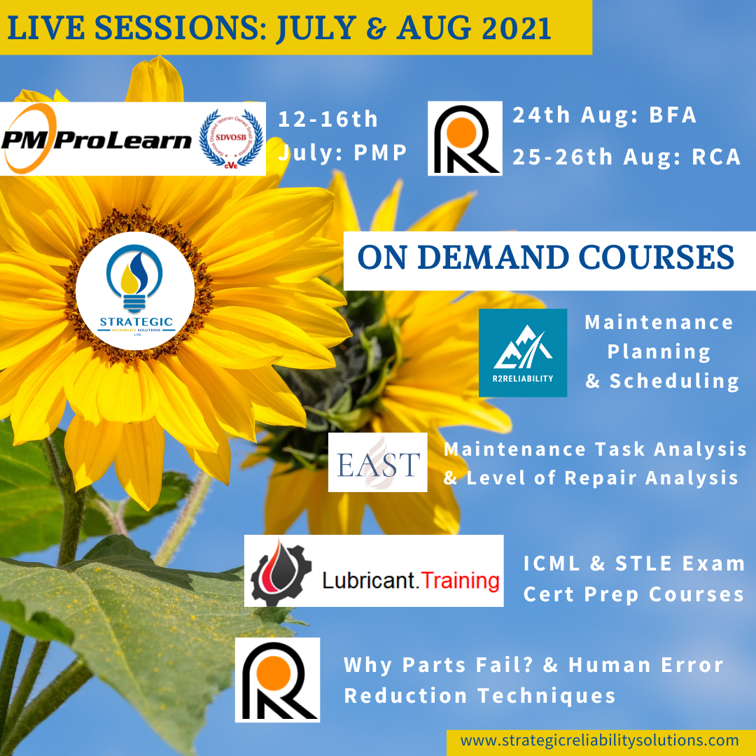 July-Aug_2021_SRSL - Strategic Reliability Solutions Ltd