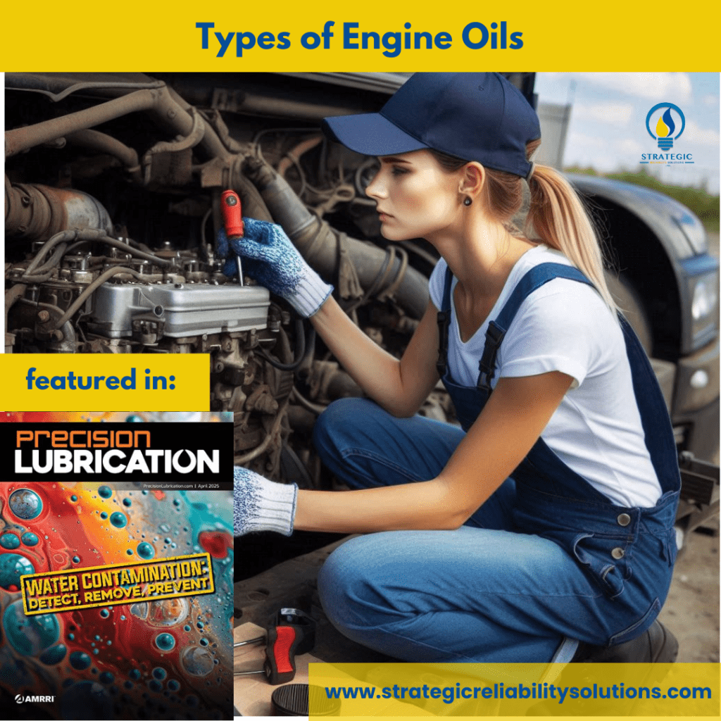 Types of Engine Oils - Strategic Reliability Solutions Ltd