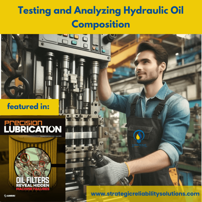 Testing and Analyzing Hydraulic Oil Composition - Strategic Reliability ...