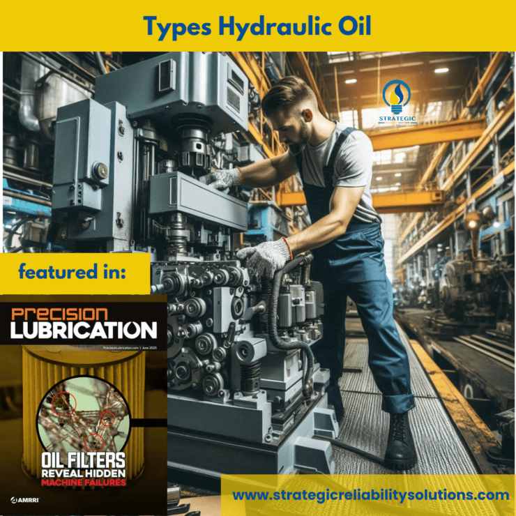 Types of Hydraulic Oil - Strategic Reliability Solutions Ltd