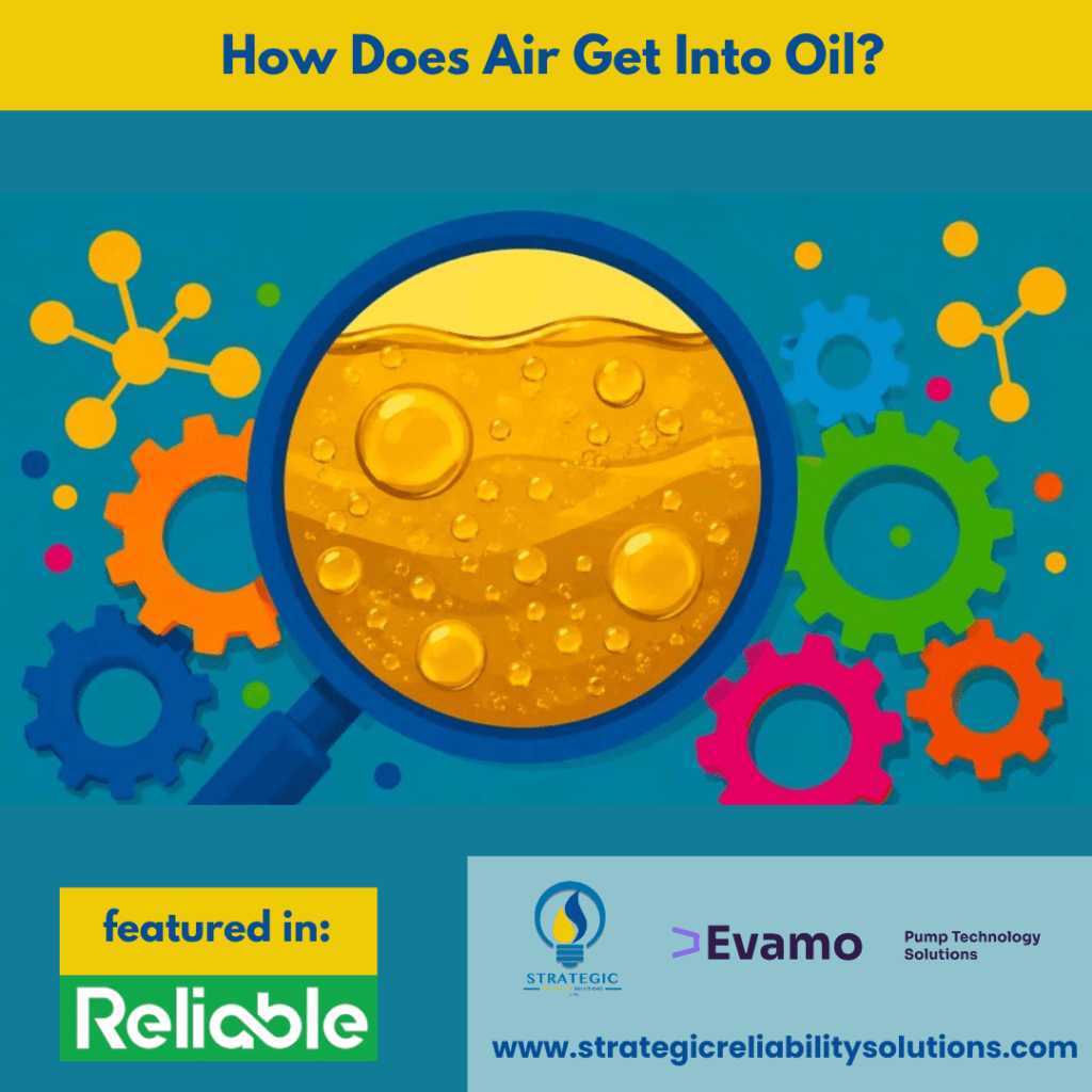 How Does Air Get Into Oil? - Strategic Reliability Solutions Ltd